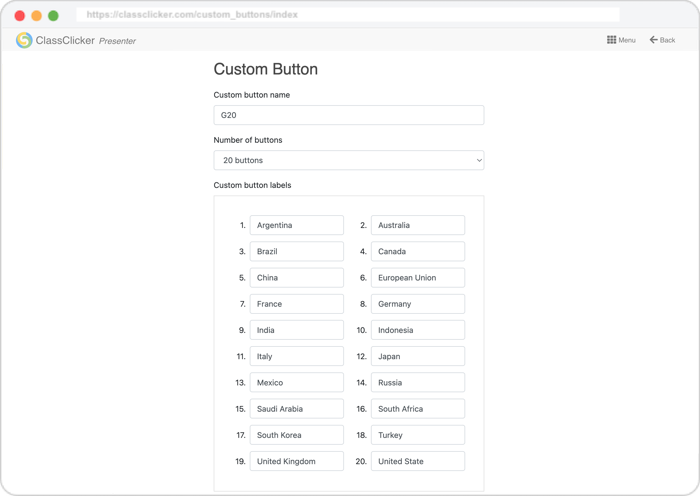 Custom Button Guid | ClassClicker